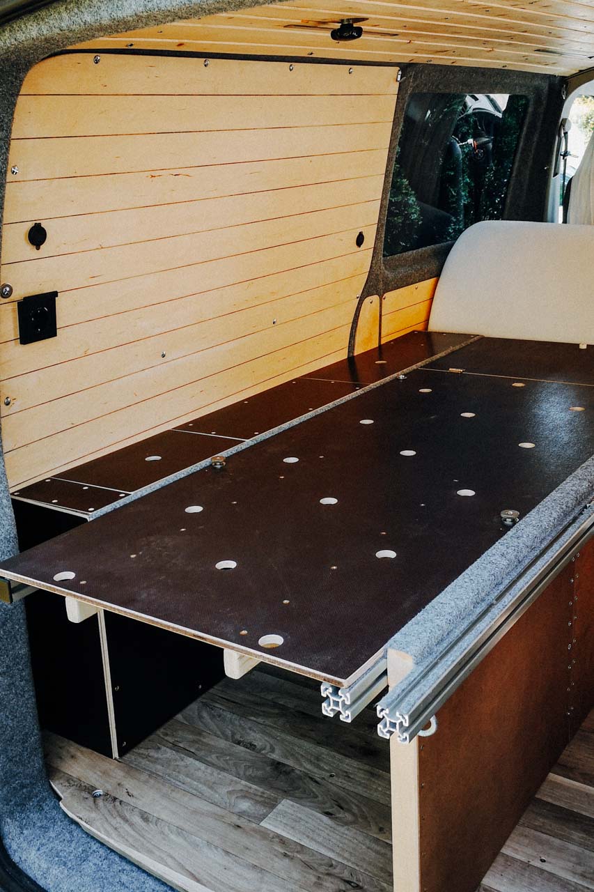 T5 Camper Ausbau • Vanlife im VW Bus - Outdoornomaden