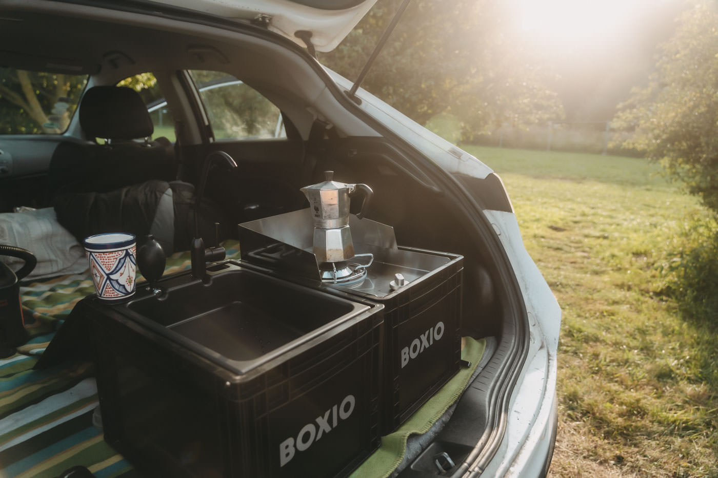 Campingkocher mit Windschutz: Boxio Cook im Praxistest